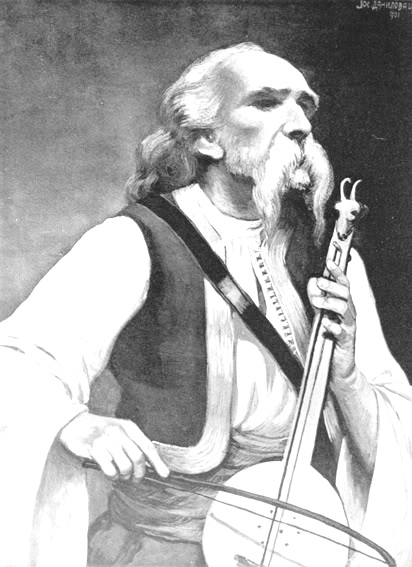 Gusle i guslari - čuveni slepi guslar Filip Višnjić